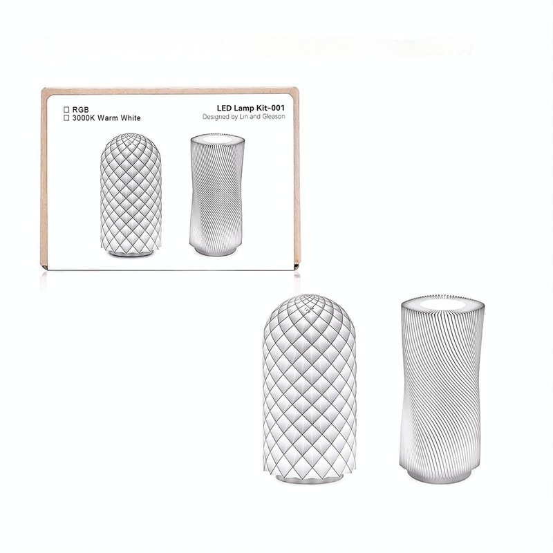 Bambu Lab Makerworld MH001 3D Printed LED Lamp Kit - Warm White Light ...