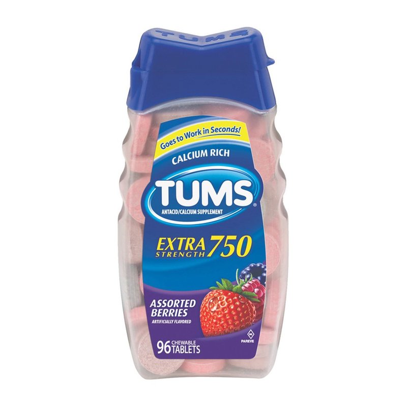 Tums E-X Berries Size 96s Tums Extra Strength Assorted Berries Calcium ...