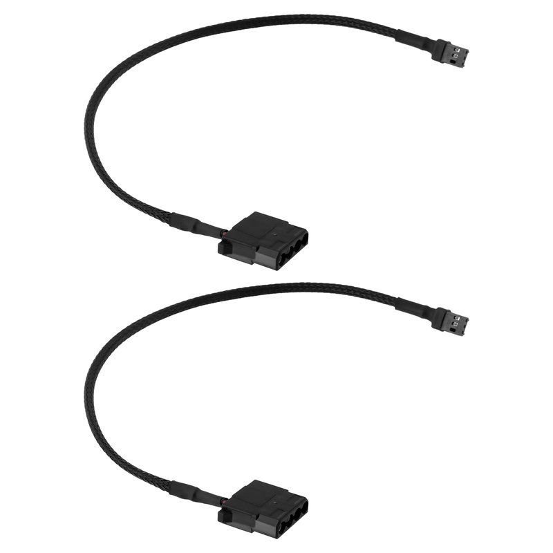 Create idea 2PCS 3-Pin Fan Header to 12V 4-Pin Molex Power Adapter ...