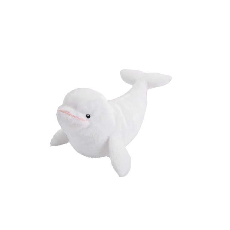 Wild Republic Ecokins Mini, Beluga Whale, Stuffed Animal, 8 inches ...