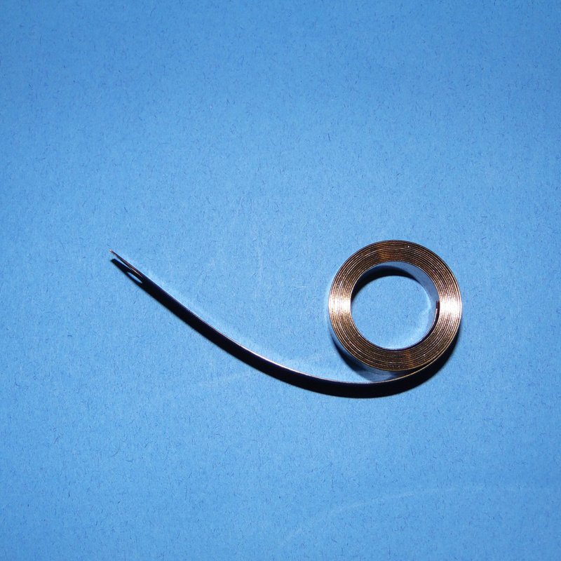 Constant Force 1/2" 1 Hole Replacement Coil Spring #8 Long Tongue ...