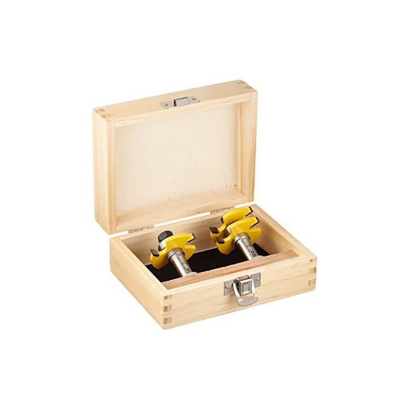 YONICO Tongue and Groove Router Bits Set for 3/4-Inch Stock 1/2-Inch ...