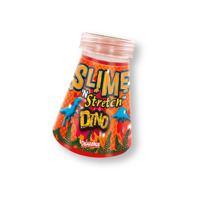 Slime 'n Stretch Dinosaur from Deluxebase. Amber Slime with Stretchy ...