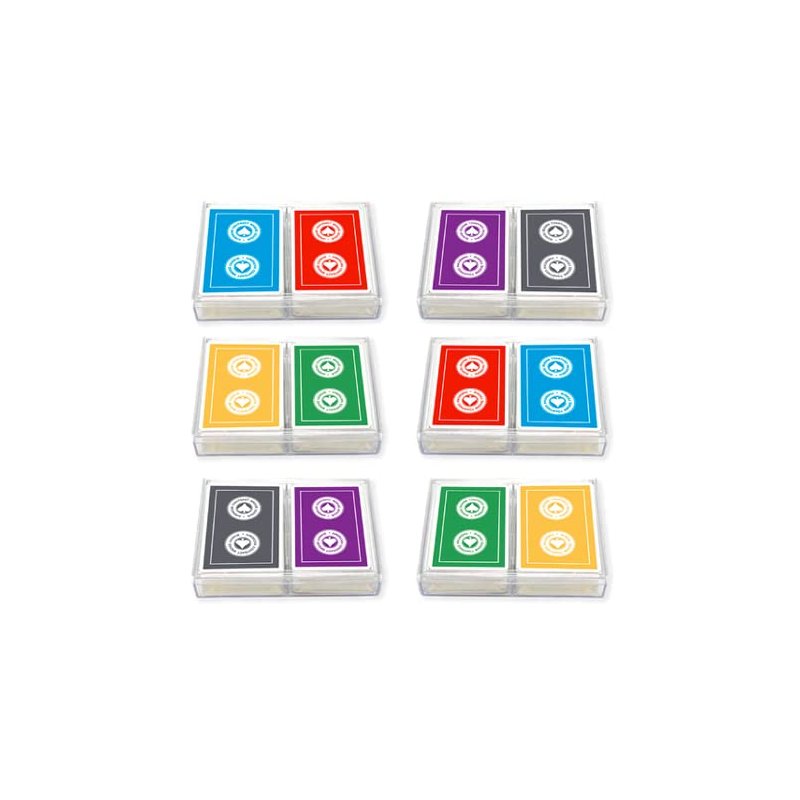 Baron Barclay ACBL (American Contract Bridge) Playing Cards - 6 Double ...