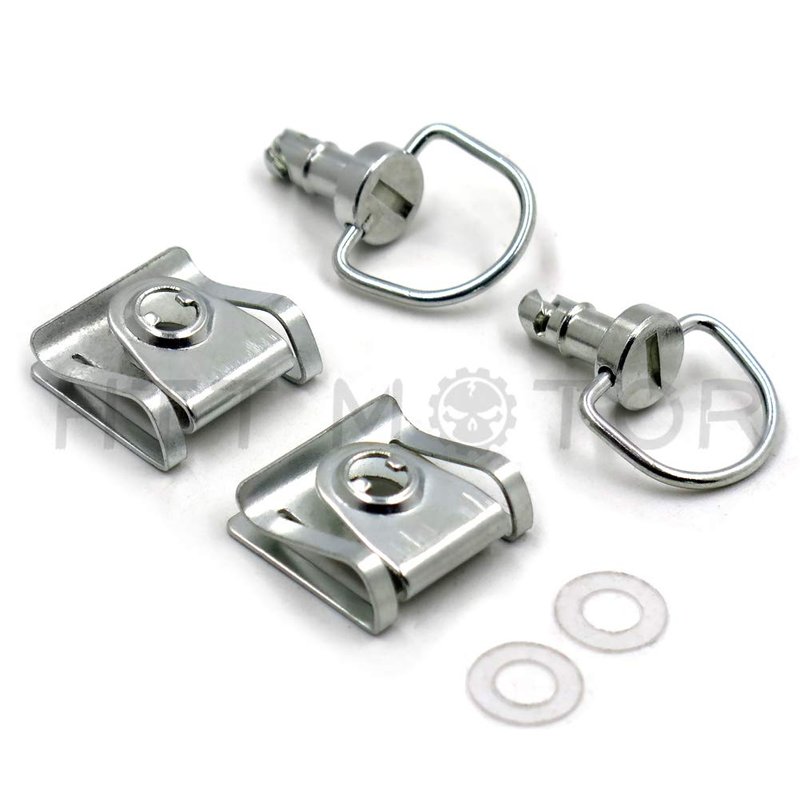 HTTMT MT278-CD 15mm Chrome Quick Release Fasteners Fairing Bolts Studs ...