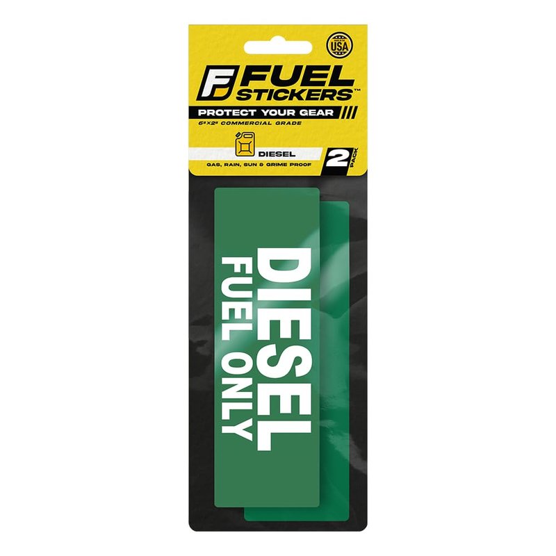Diesel Sticker for Fuel Tank - Weatherproof Diesel Only Sticker - Fuel ...