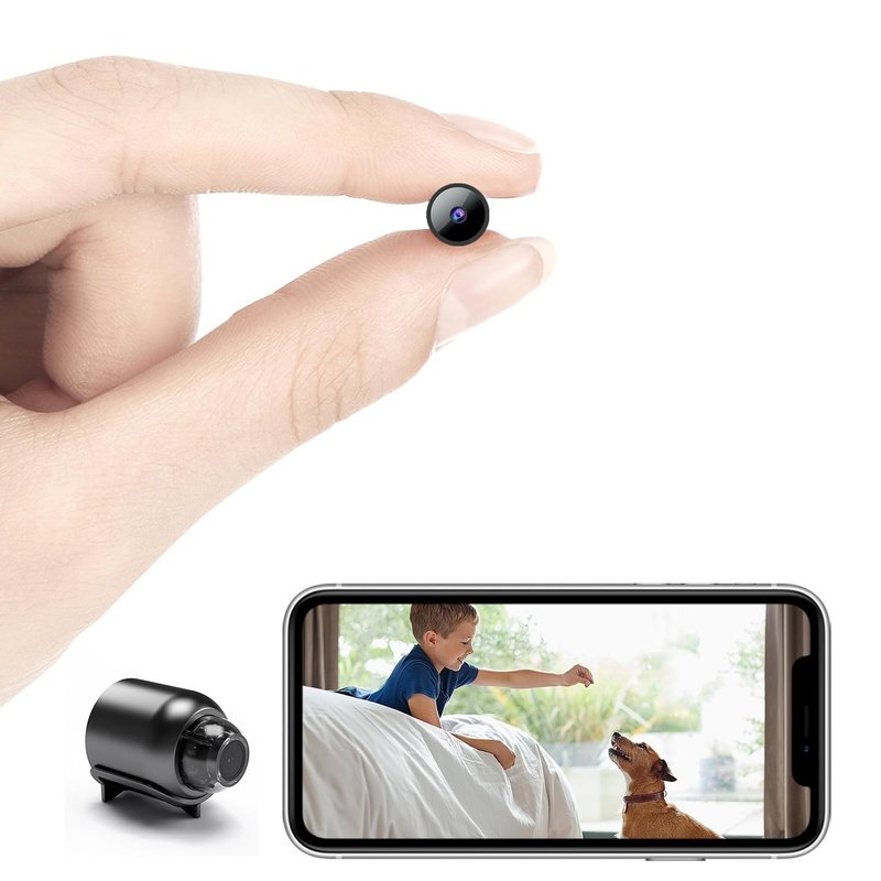 【Free 64G】Smallest Wireless WiFi Camera,HD1080P Spy IP Cam with Video ...