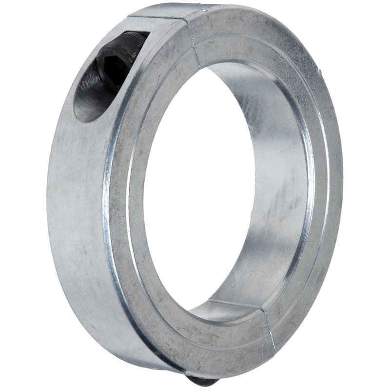 Climax Metals 2C-200-A Aluminum Two-Piece Clamping Collar, 2" Bore Size ...