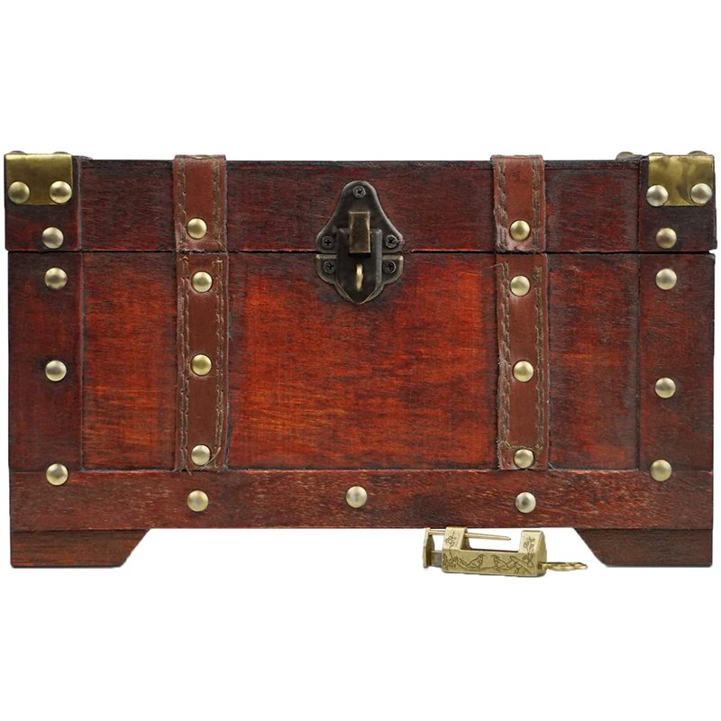 BRYNNBERG - Pirate Treasure Chest Storage Box - Miami 28x17x16cm ...
