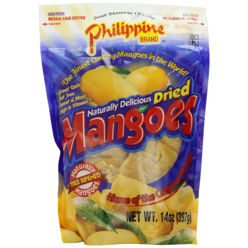 Philippine Brand Dried Mango, 14 Ounce Pouch - Everymarket