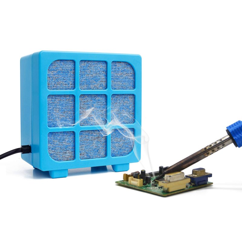 MUIN Solder Fume Extractor - 3 Stage Filtration Solder Smoke Absorber ...