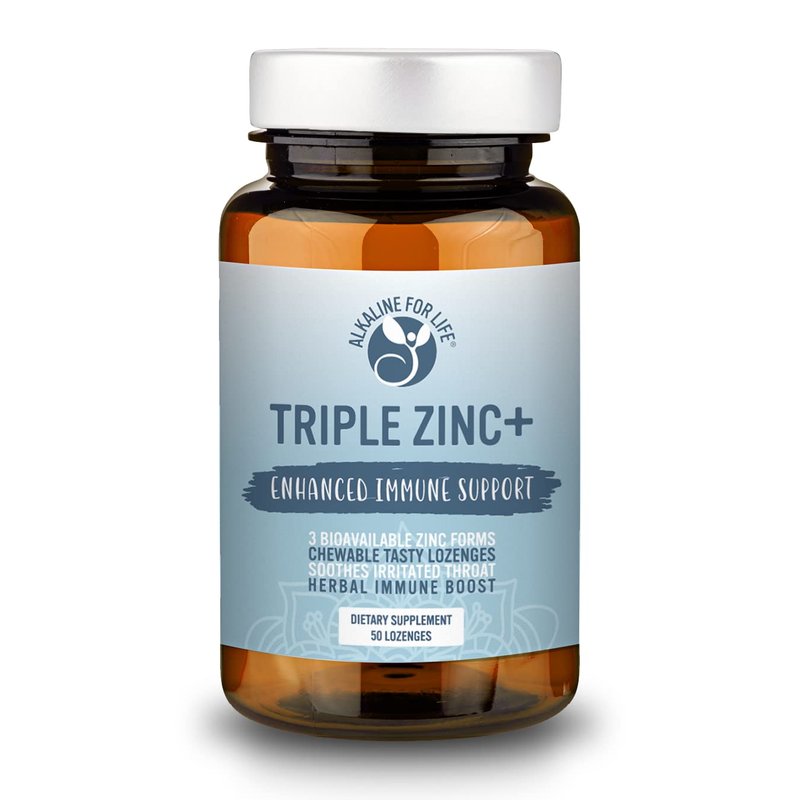 Triple Zinc Lozenges - 3 Forms of Bioavailable Zinc Glycinate, Zinc ...