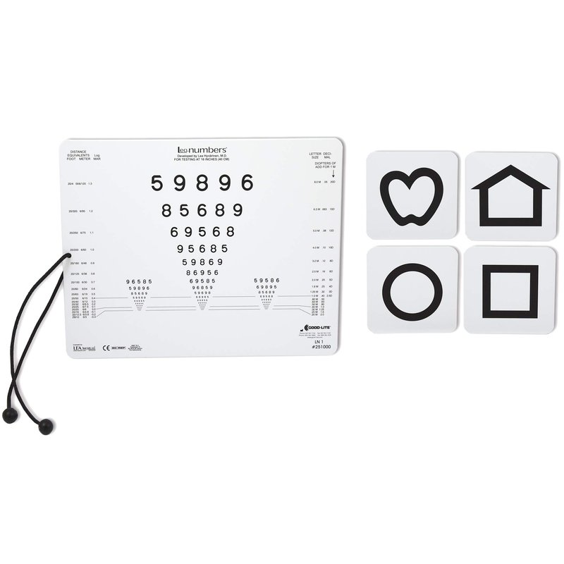 LEA Symbols® & LEA Numbers® Near Vision Card - Everymarket