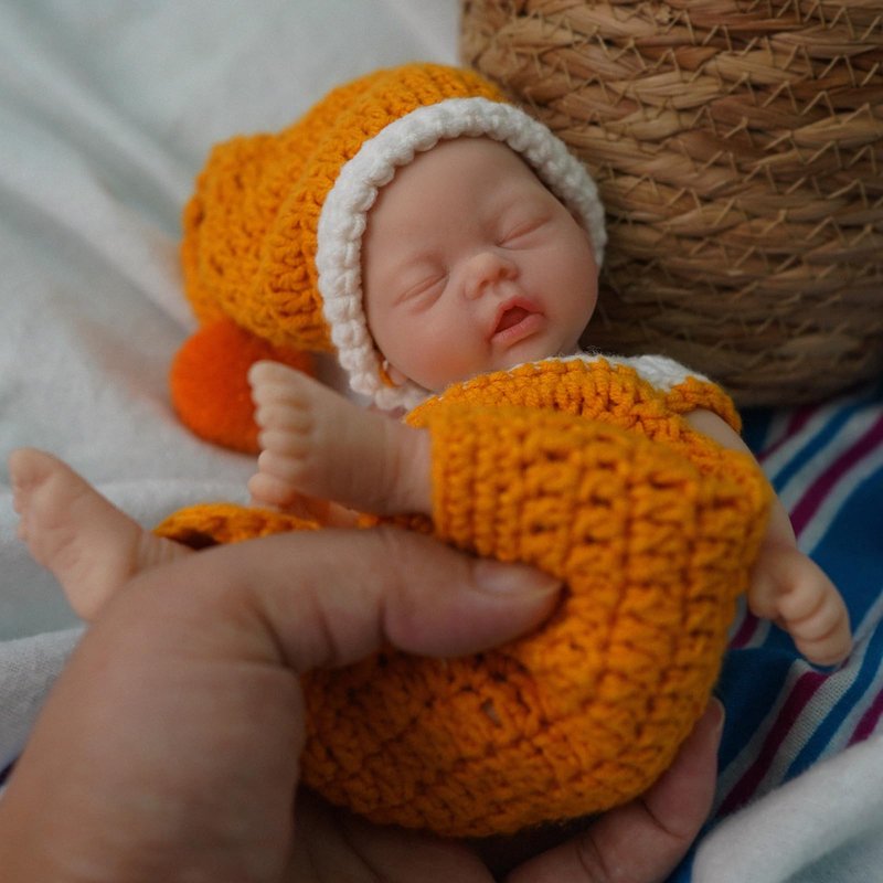 7" Reborn Baby Dolls Boy, Mini Realistic Silicone Baby Dolls, Realistic ...