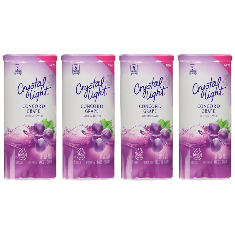Crystal Light Concord Grape Drink Mix (Pack of 4) - Everymarket