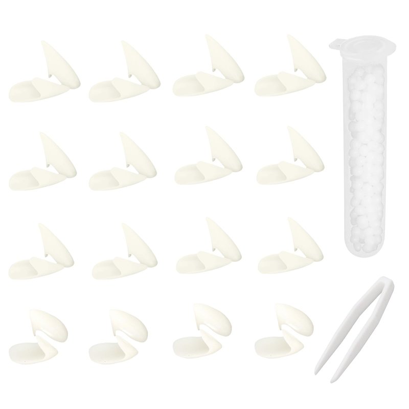 Ngdhkd 16 Pairs 4 Sizes Vampire Teeth Vampire Fangs Werewolf Teeth with ...