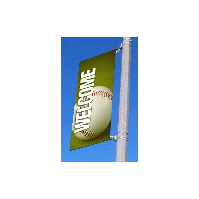 Signworld 18" Street Light Pole Banner Bracket Hardware - Everymarket