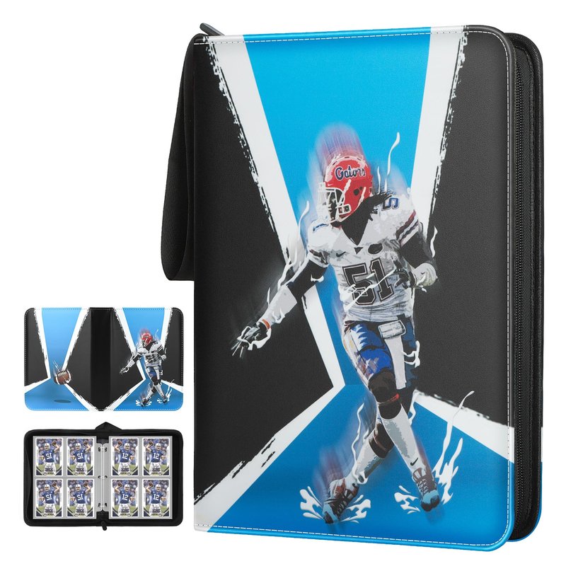 Gelozid Football Card Binder 400 Pockets 2024, Trading Card Binder ...