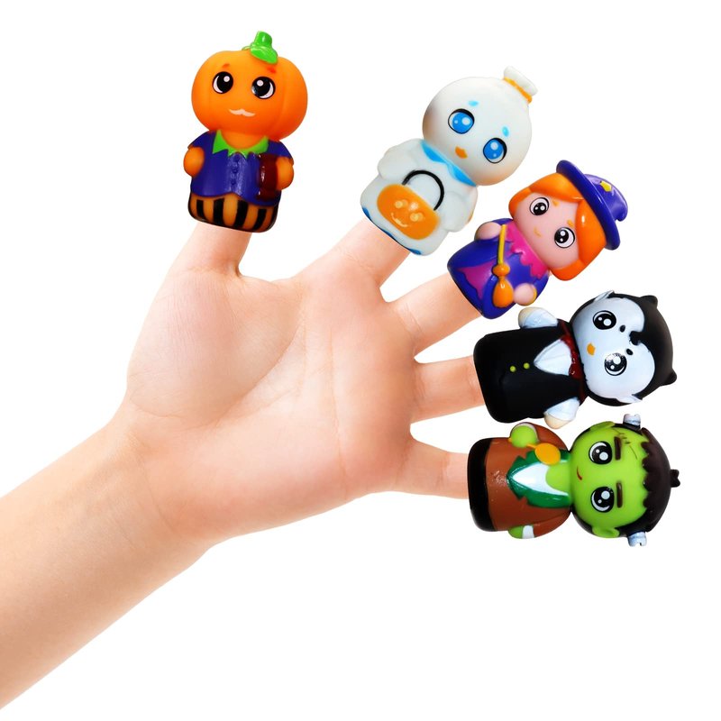 Halloween Finger Puppets for Kids, Colorful Finger Hands Party Toys ...