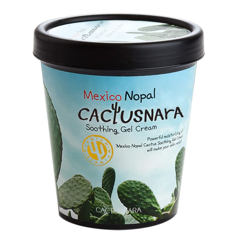 [CACTUSNARA] MEXICO NOPAL CACTUS SOOTHIG GEL CREAM Korean Skin Care ...
