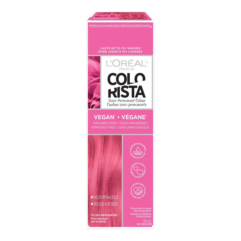 L'Oreal Paris Colorista Semi Permanent Hair Color for Bleached or ...