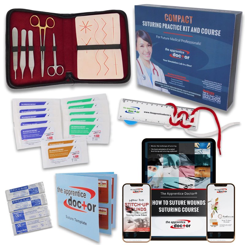 Suture Practice Kit for Medical Students + Access to The Apprentice ...
