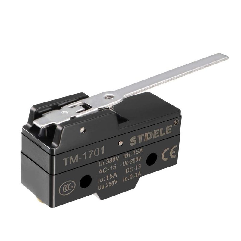 Fielect TM-1701 SPDT 1NO 1NC Long Hinge Lever Type Micro Limit Switch ...
