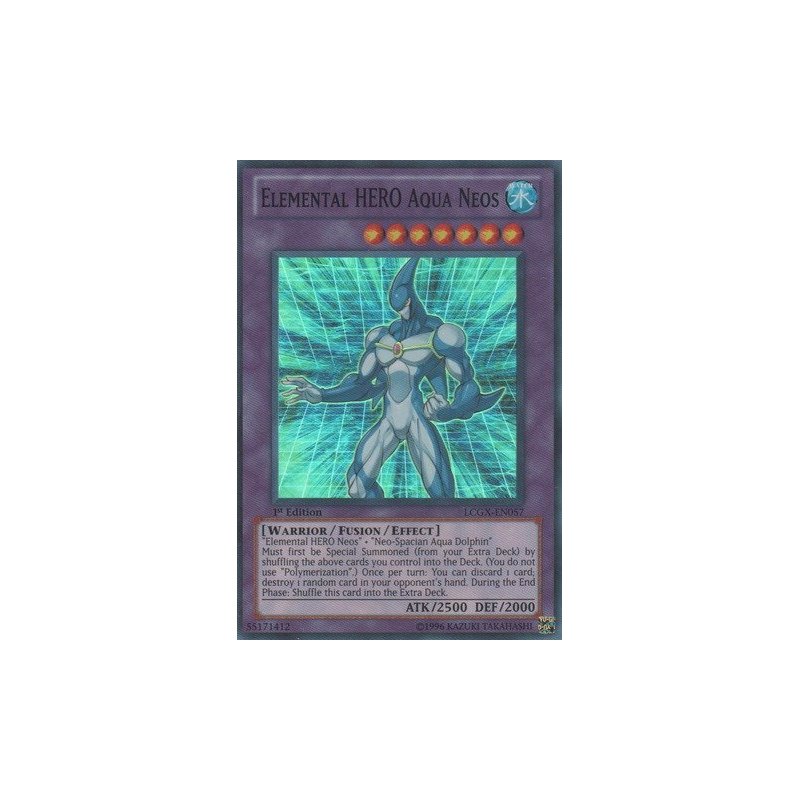 YU-GI-OH! - Elemental Hero Aqua Neos (LCGX-EN057) - Legendary ...