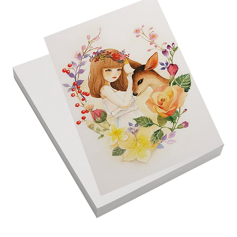 50 Sheets 16K Practice Watercolor Paper 8" x 10" Thick 160GSM for Arts ...