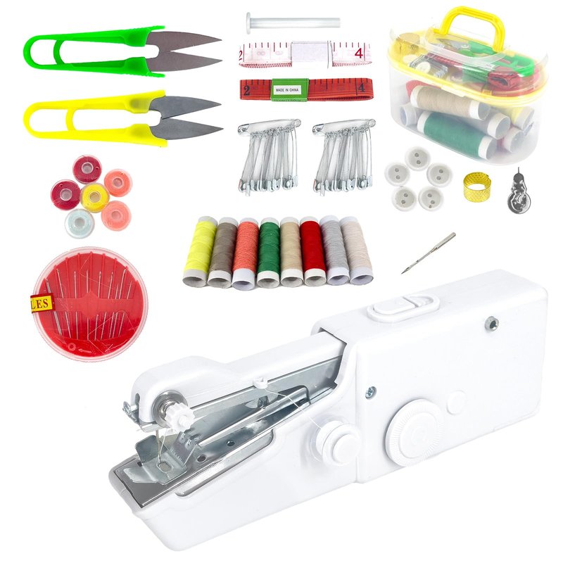 Portable Handheld Sewing Machine, Mini Electric Sewing Machine with ...