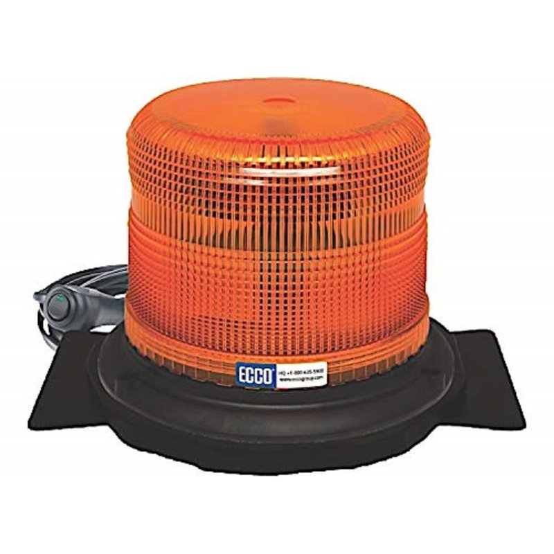 ECCO LED Beacon: Pulse II, Low Profile, 12-48VDC, 11 Flash Patterns ...