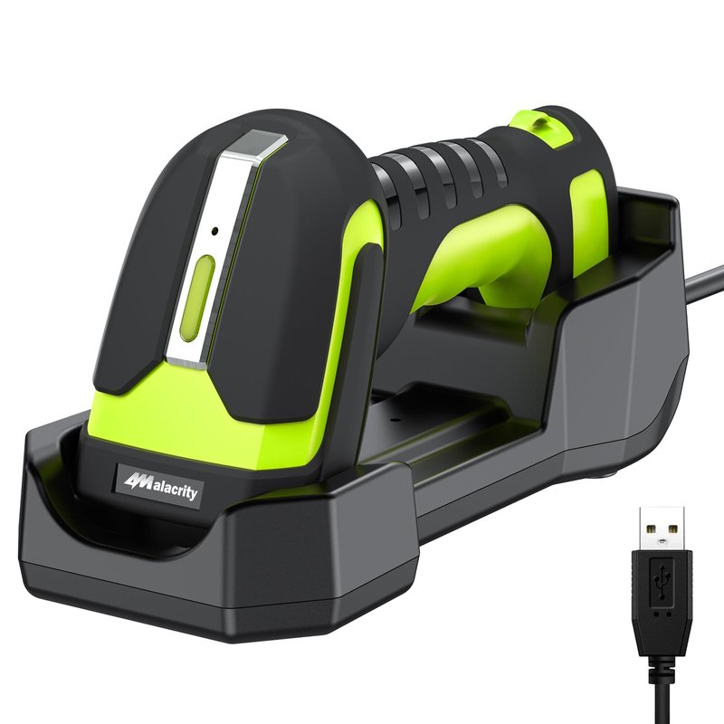 Alacrity Upgraded 2D Wireless Industrial Barcode Scanner with Wireless ...
