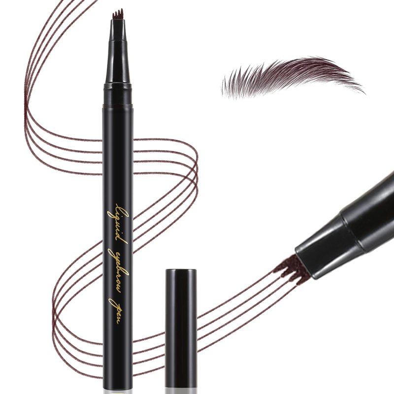 Apooliy Liquid Eyebrow Pen, Waterproof Microblading Eyebrow Pencil ...