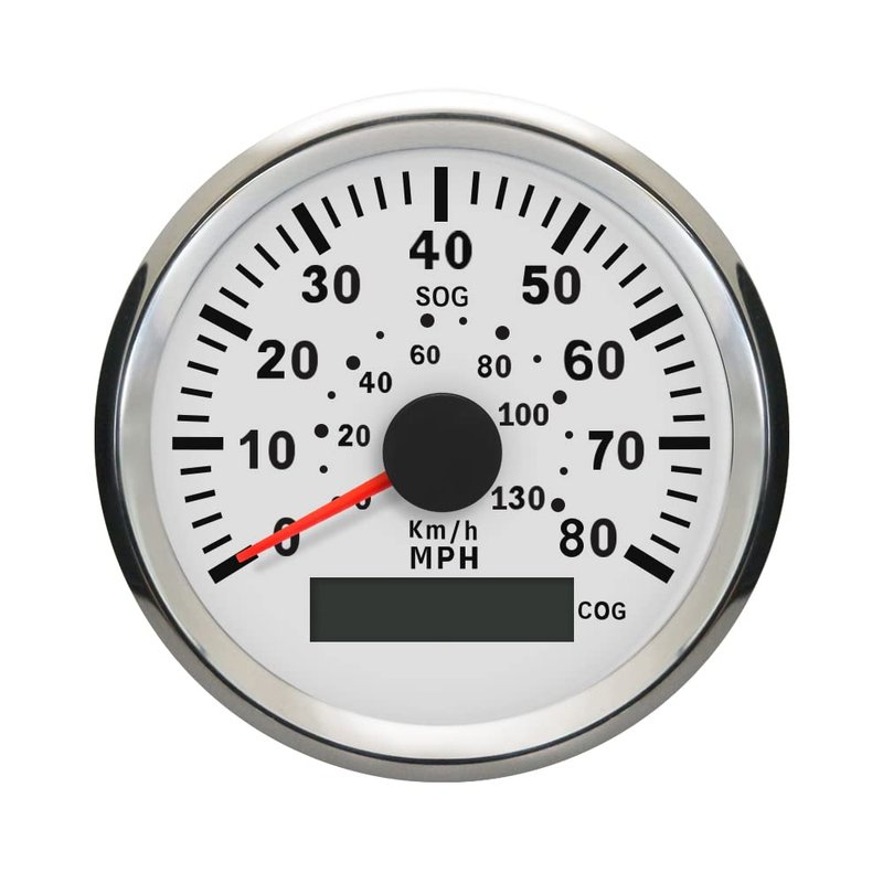 ELING 3 3/8 inch Universal GPS Speedometer Dashboard Gauge Display ...