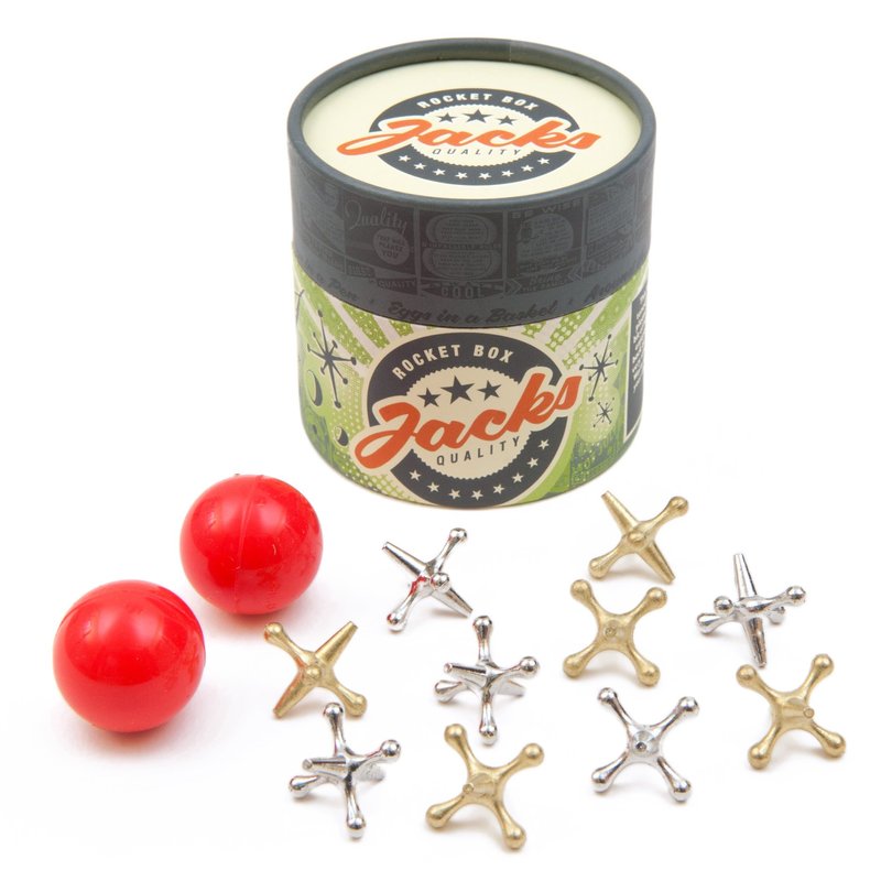 Rocket Box Jacks Game: Retro Toys, Vintage, Classic Games of Jacks ...