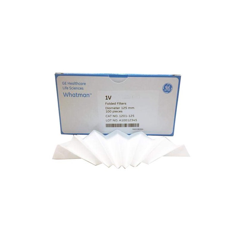 Cytiva 1201-150 Whatman Qualitative Folded Filter Paper, Fluted, Grade ...