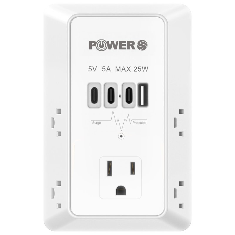 Electrical Outlet Extender with USB Ports (3C1A), Snug Wall Outlet ...