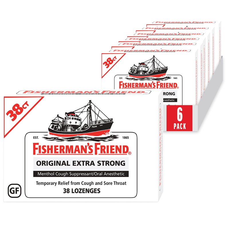 Fisherman's Friend Cough Drops, Cough Suppressant and Sore Throat ...