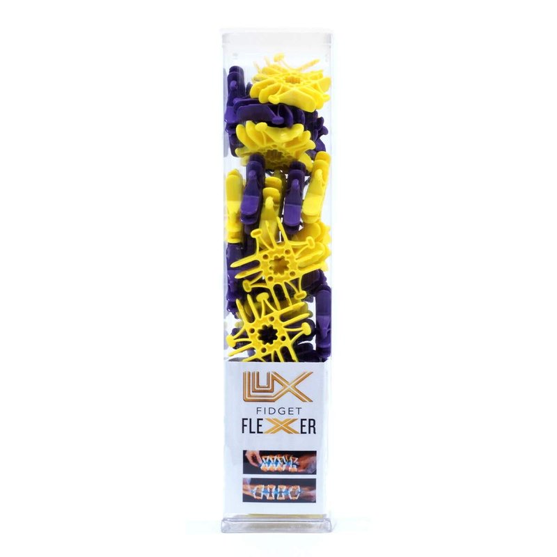 Fidget Flexer Purple and Yellow: Fidget Toys, Stress Relief & Anxiety ...