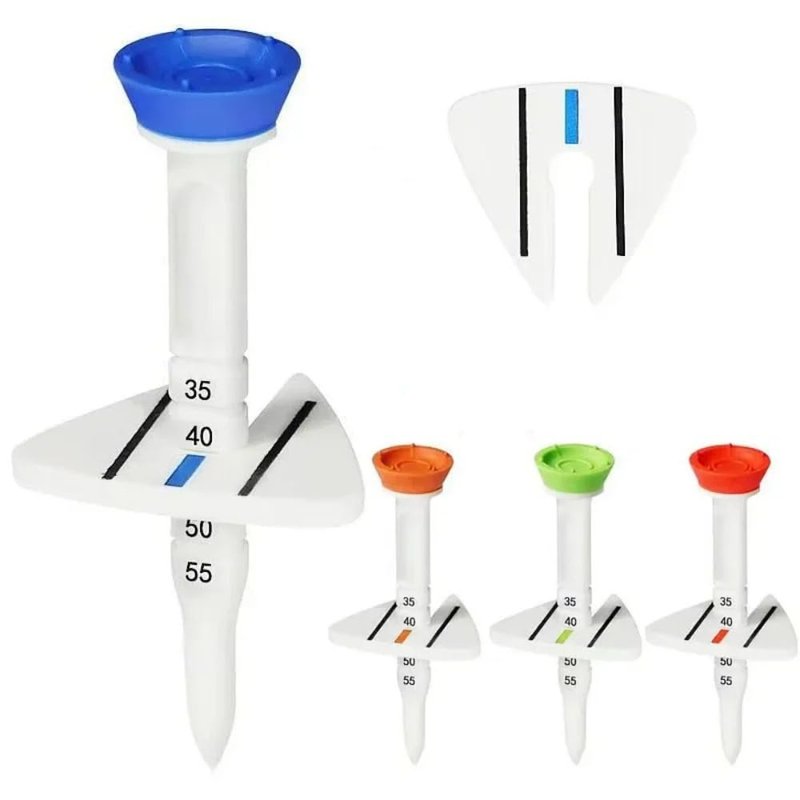 Eficentline Adjustable Height Golf Tees – Durable Plastic Golf Tees ...