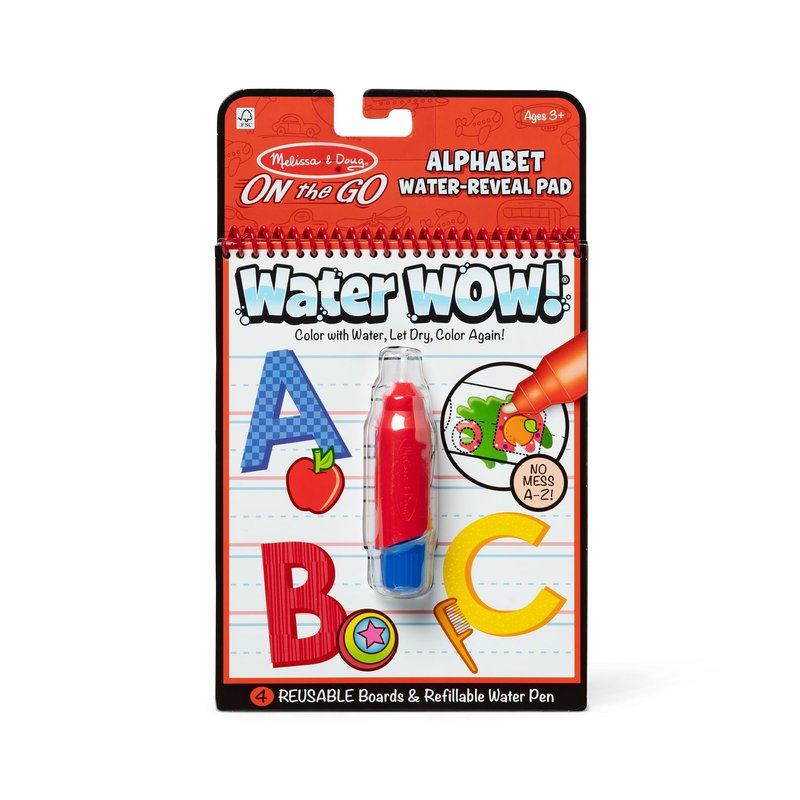 Melissa & Doug On the Go Water Wow! Reusable Water-Reveal Activity Pad ...