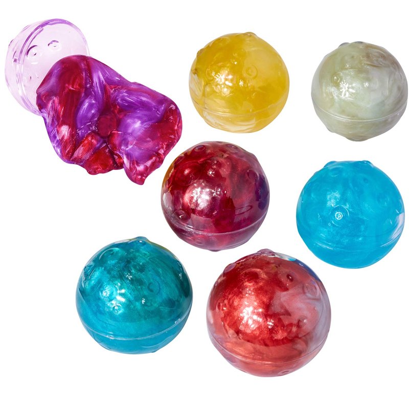 Kicko Mars Comet Slime - Pack of 6 Gooey Marbled Slimes in a Comet ...