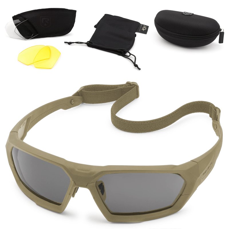 Revision Military ShadowStrike Deluxe Yellow Kit - Tan - Anti-Fog ...