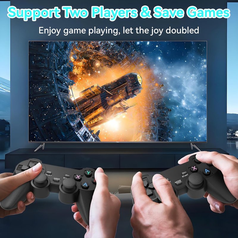 Wireless Retro Game Console,Plug and Play Video Game Console Built in ...