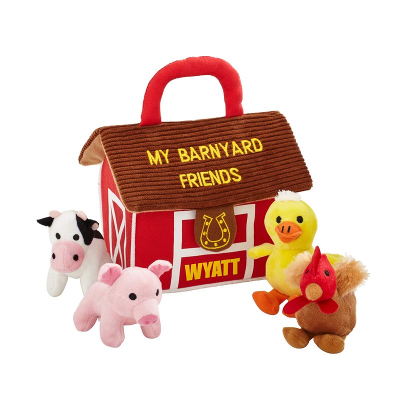 Let's Make Memories Personalized Barnyard Friends Plush Playset – 4 ...