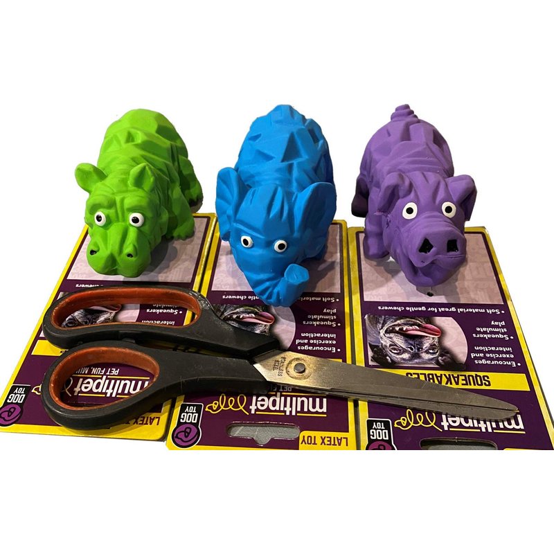 Multipet Origami Mini Dog Toy Bundle Color:Origami Mini Assorted Set of ...