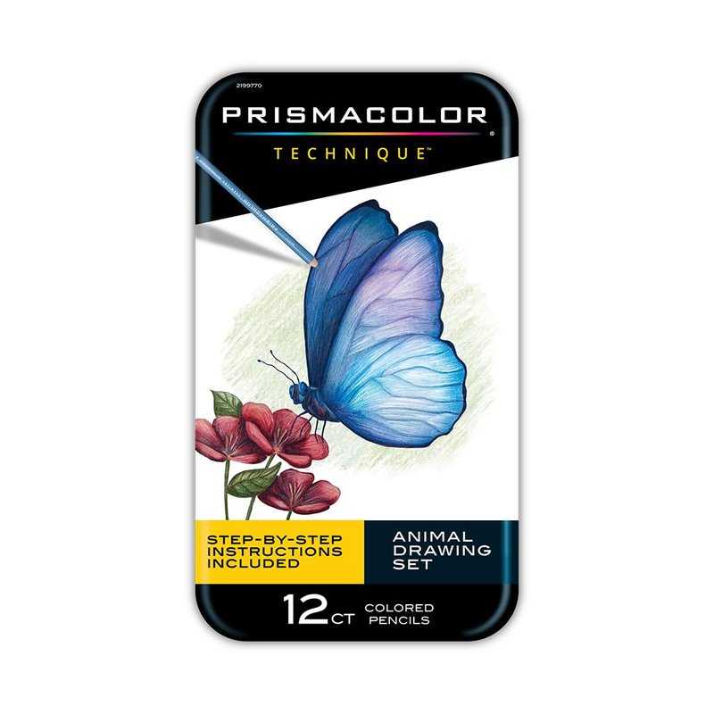 Prismacolor Technique Animal Drawing Set, Includes Colored Pencils and ...