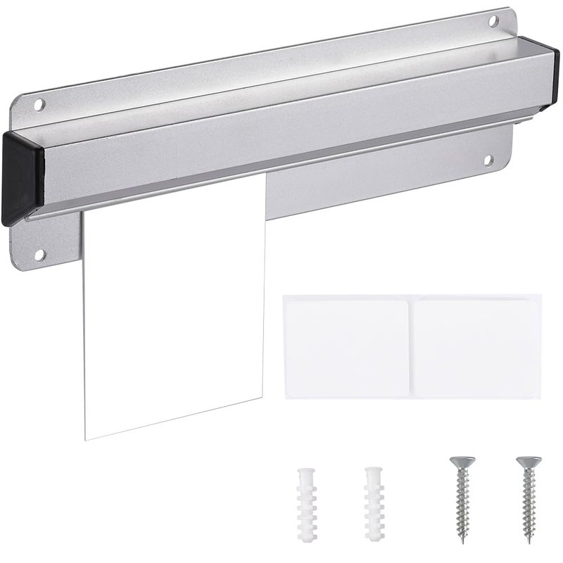 GORGECRAFT Aluminium Alloy Slide Check Rack Silver Restaurant Ticket ...
