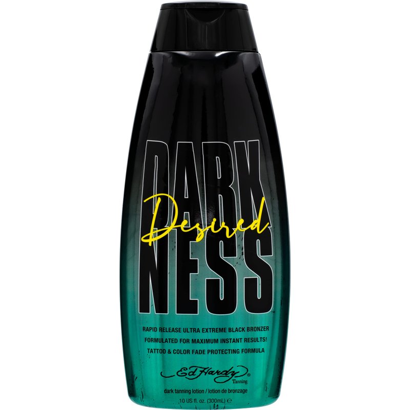 Ed Hardy Tanning Desired Darkness Dark Tanning Lotion – Rapid Release ...