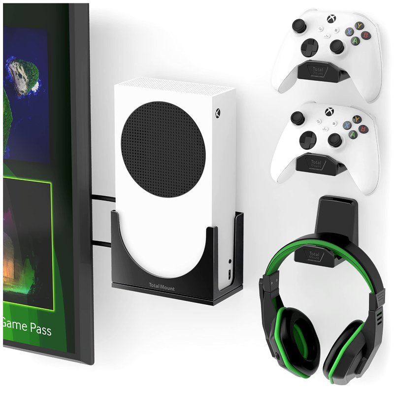 TotalMount – Wall Mount for Xbox Series S – Mounts Xbox Series S on a ...